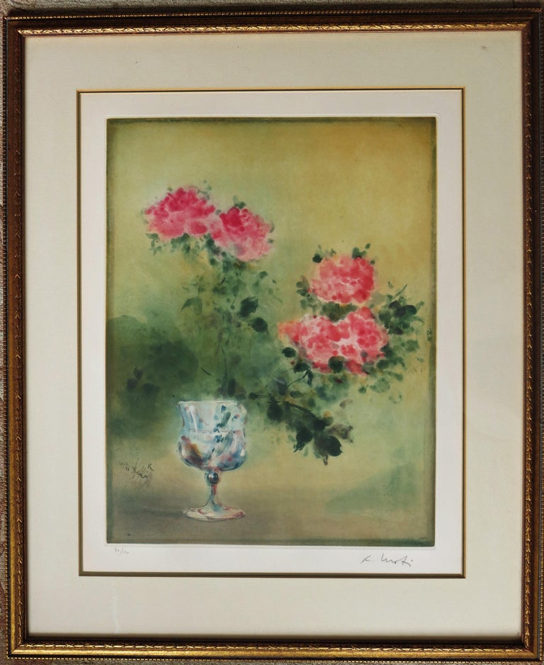 Kaiko Moti - Roses in Vase For Sale at 1stDibs