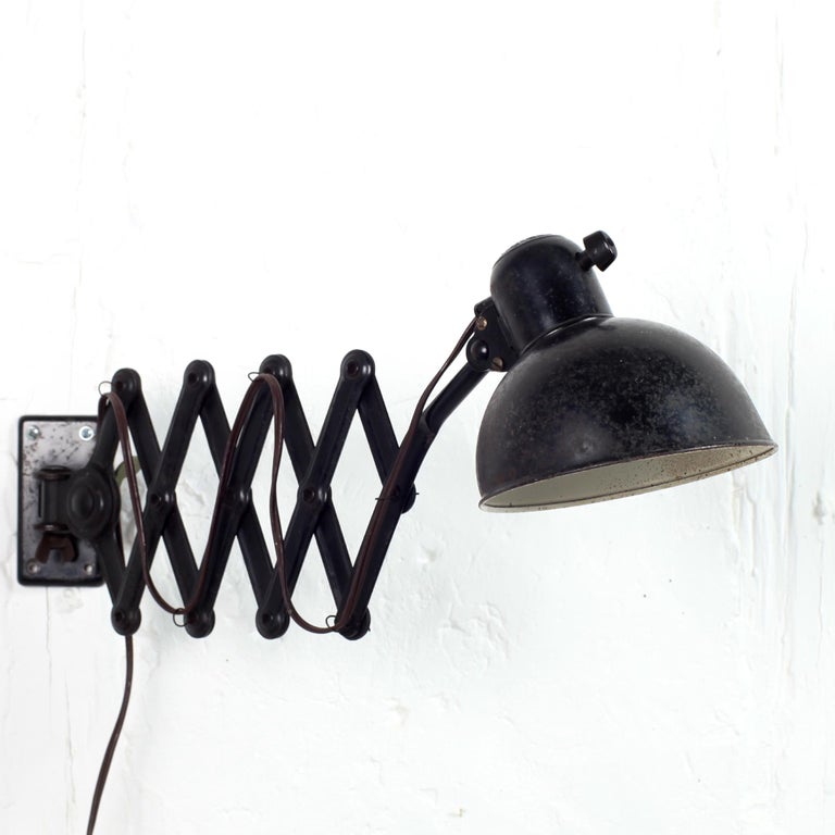 Kaiser Idell Scissor Lamp Germany, circa 1930 For Sale at 1stDibs