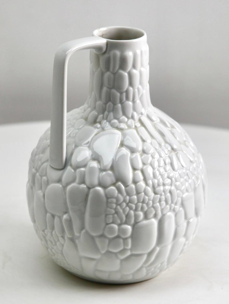 Kaiser Keramic Vase with a Handle Germany' 1960s For Sale at 1stDibs