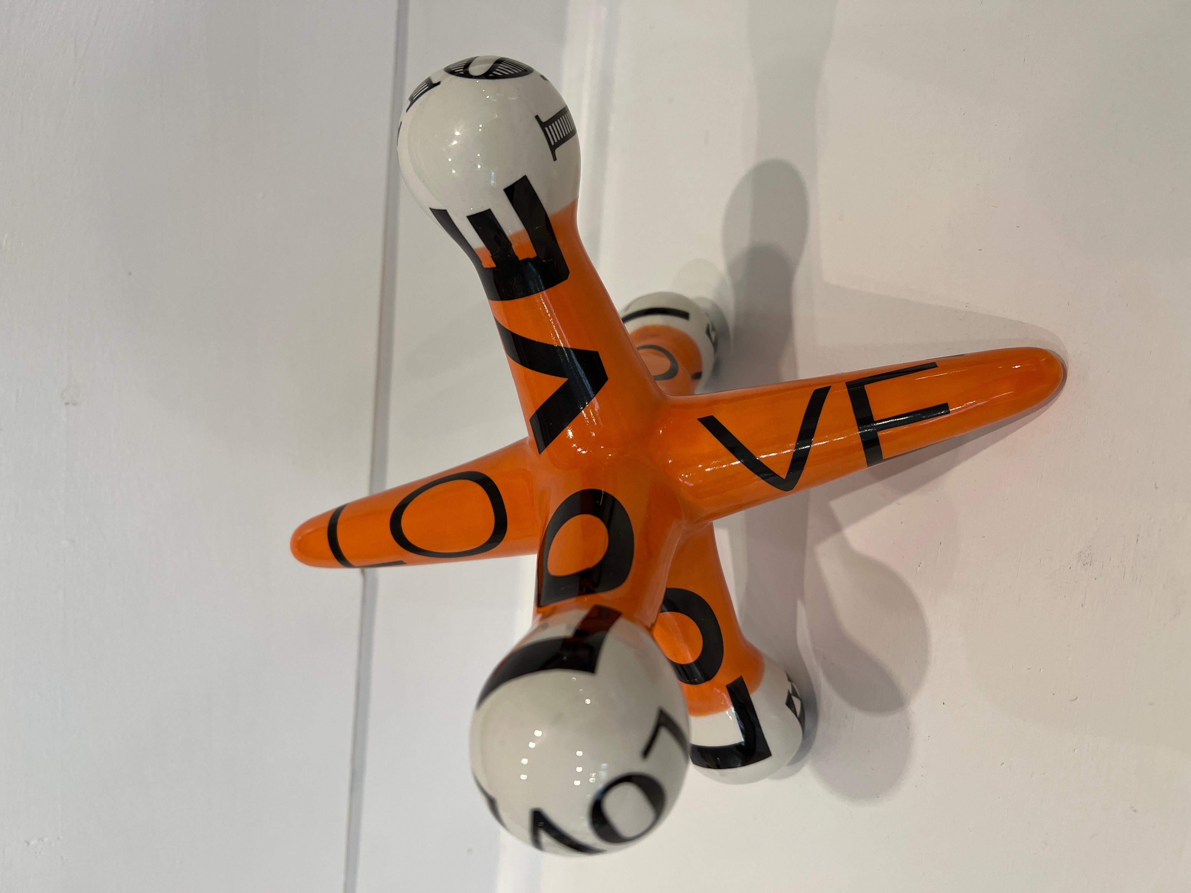 Kaiser Suidan - LOVE Ceramic Jack For Sale at 1stDibs