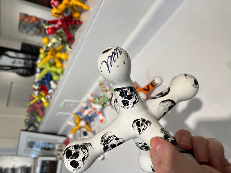 Kaiser Suidan - Skull Ceramic Wall Jack For Sale at 1stDibs