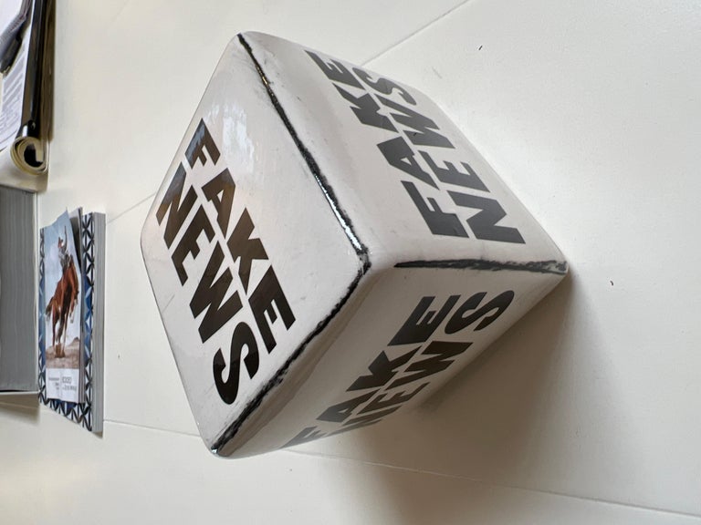 Kaiser Suidan - Ceramic Cube For Sale at 1stDibs
