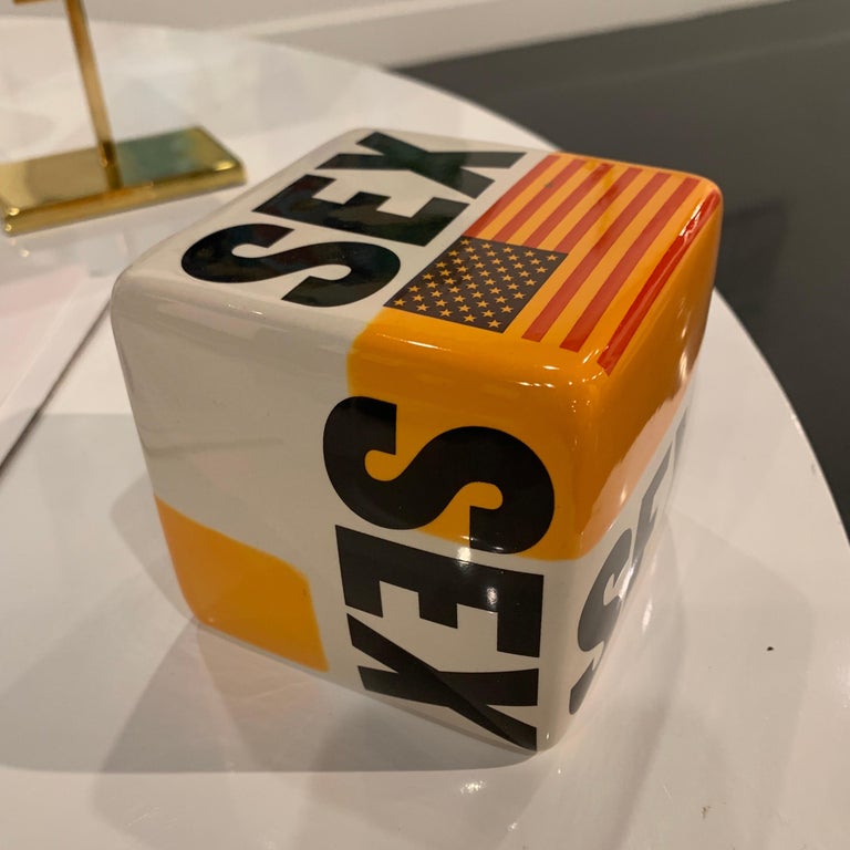 Kaiser Suidan - Ceramic Wall Cube For Sale at 1stDibs