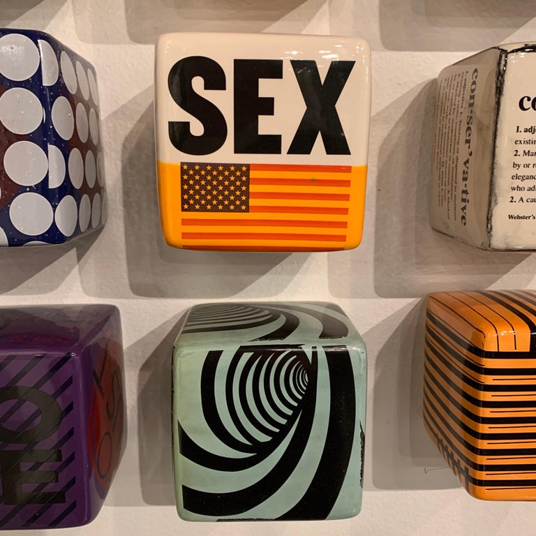 Kaiser Suidan - Ceramic Wall Cube For Sale at 1stDibs