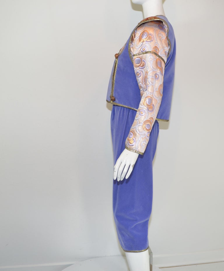 Kaisik Wong 4 Piece Obiko Art to Wear Gaucho Pants Ensemble For Sale at ...