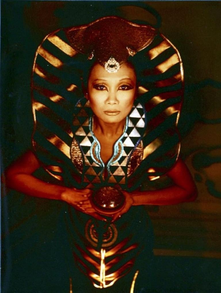 Kaisik Wong “Cobra” Art to Wear Ensemble with Black Dress and Apron ...