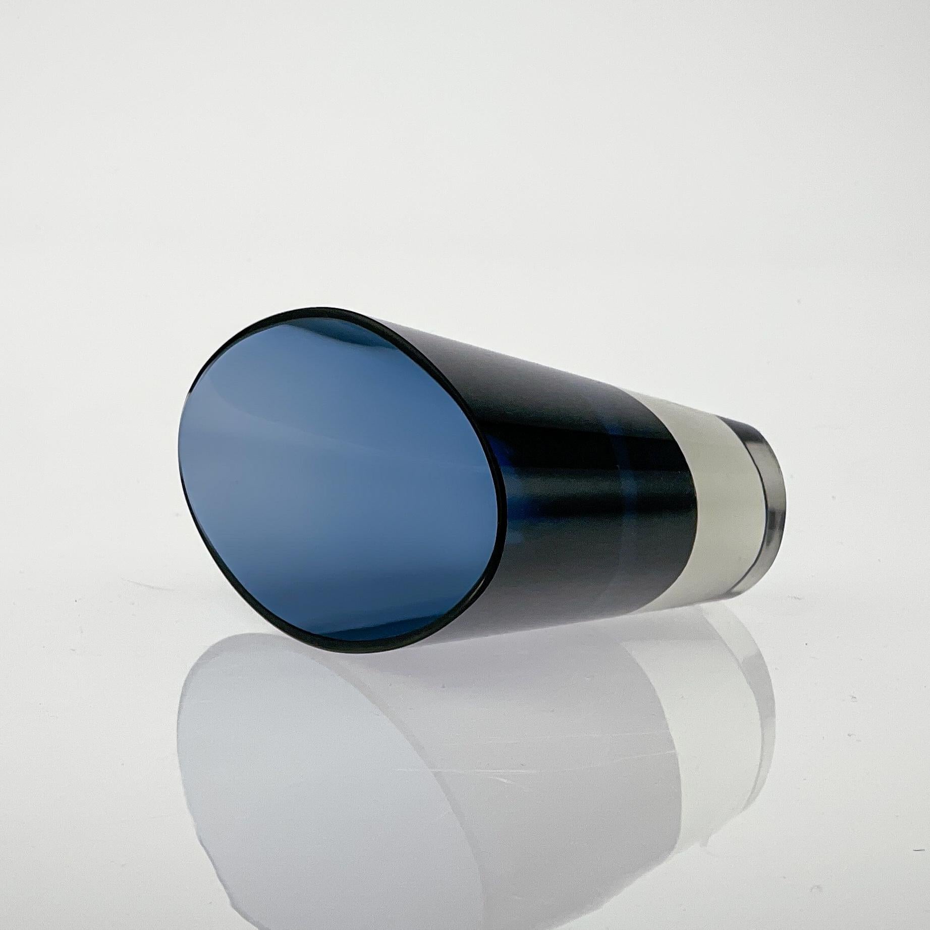 Kaj Franck, Clear and Blue Glass Art-Object, Model KF 234, Nuutajärvi ...