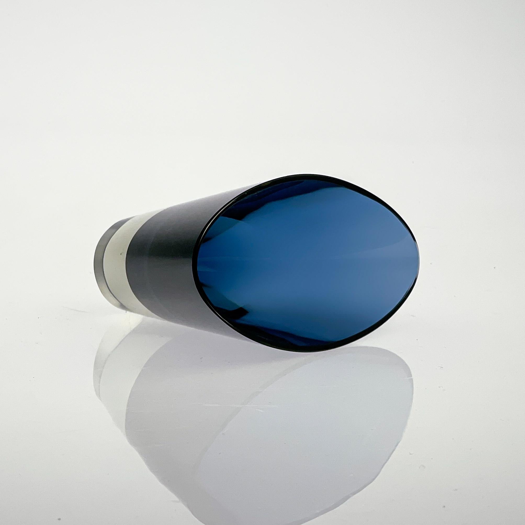 Kaj Franck, Clear and Blue Glass Art-Object, Model KF 234, Nuutajärvi ...