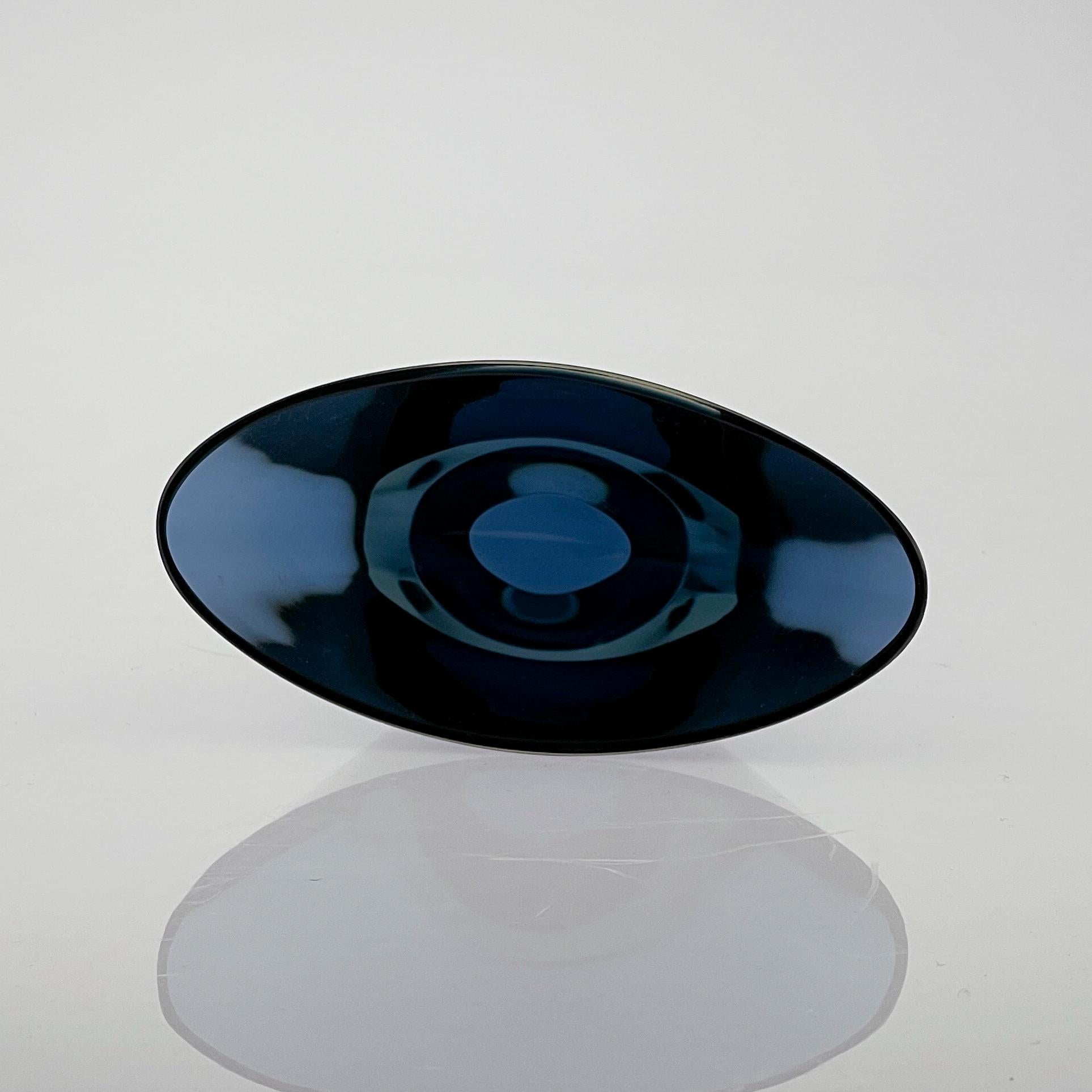 Kaj Franck, Clear and Blue Glass Art-Object, Model KF 234, Nuutajärvi ...