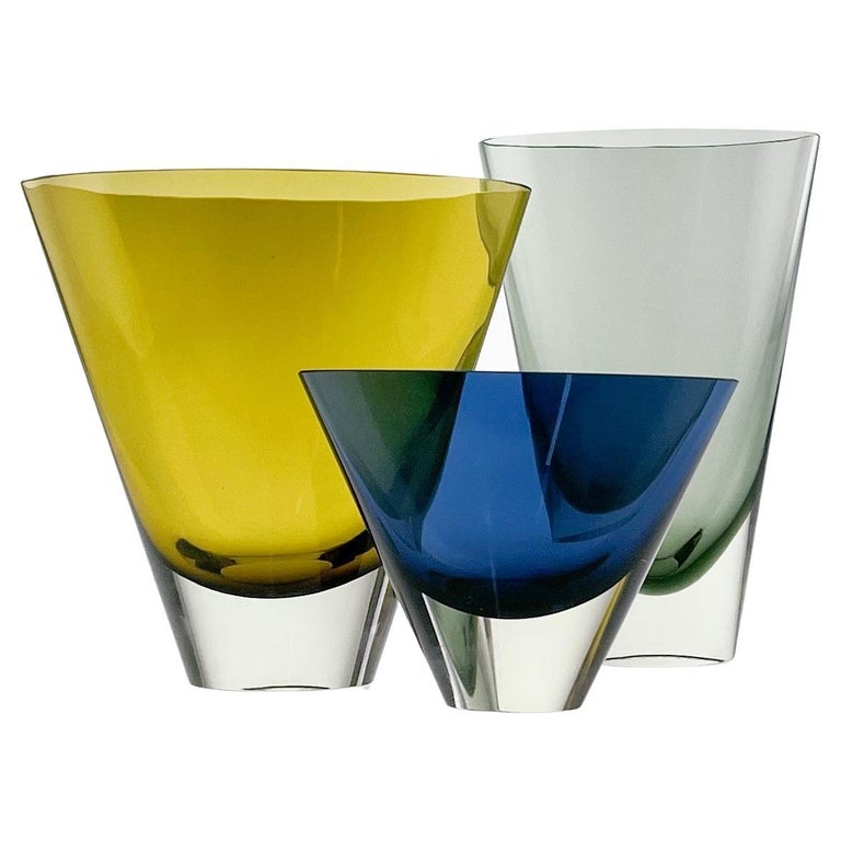 Kaj Franck, Three sizes Art-Object, Model KF234, Nuutajärvi-Notsjö 1961 ...