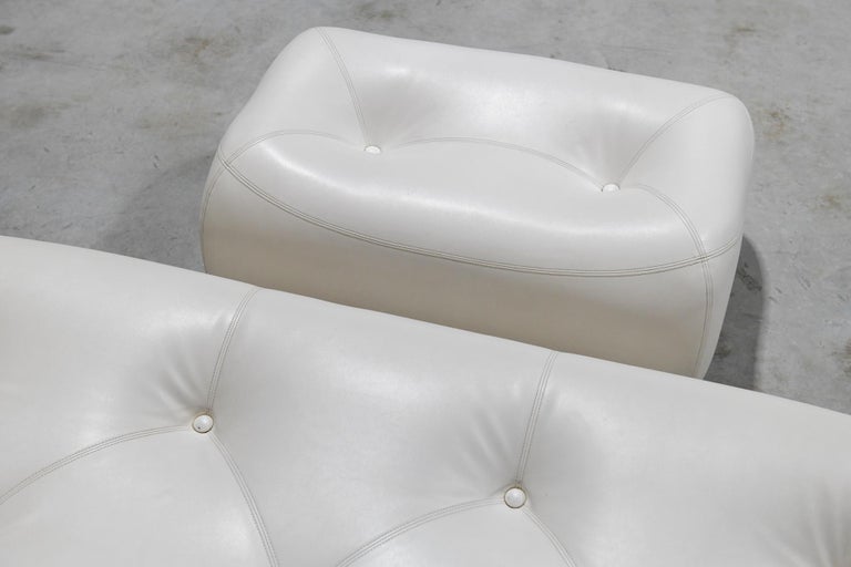 Kali Sofa + Poof, Michel Ducaroy, Ligne Roset, Signed For Sale at ...