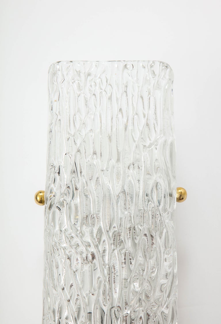 Kalmar Chiseled Glass Sconces For Sale at 1stDibs
