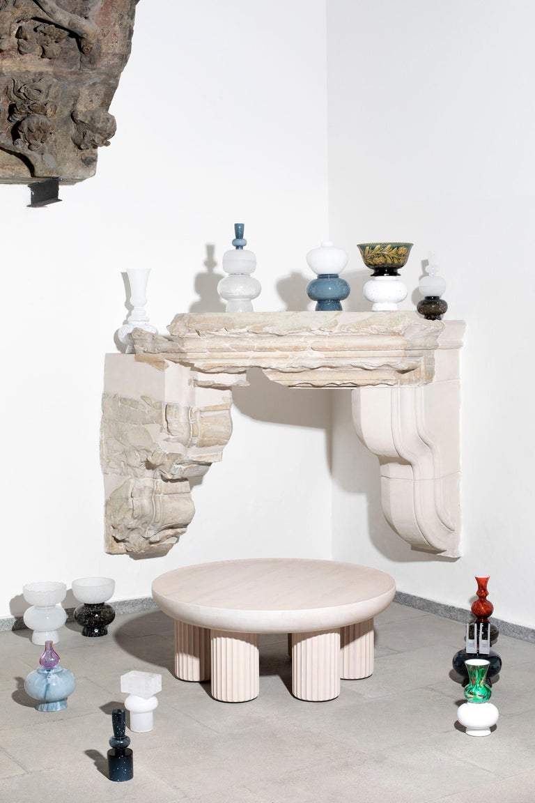 Kalokagathos Low Table, Hand-Crafted, Made of Solid Ash Wood in Natural ...