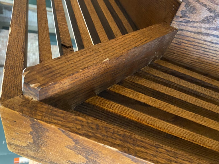 Kamal Amin Hexagonal Prairie School Style Oak Coffee Table For Sale at ...