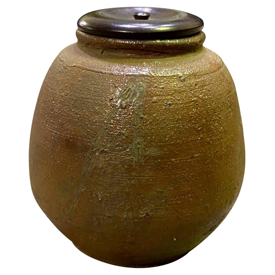 Yu Fujiwara Signed Heavy Japanese Bizen-Yaki Ware Pottery Slab Kashiki ...