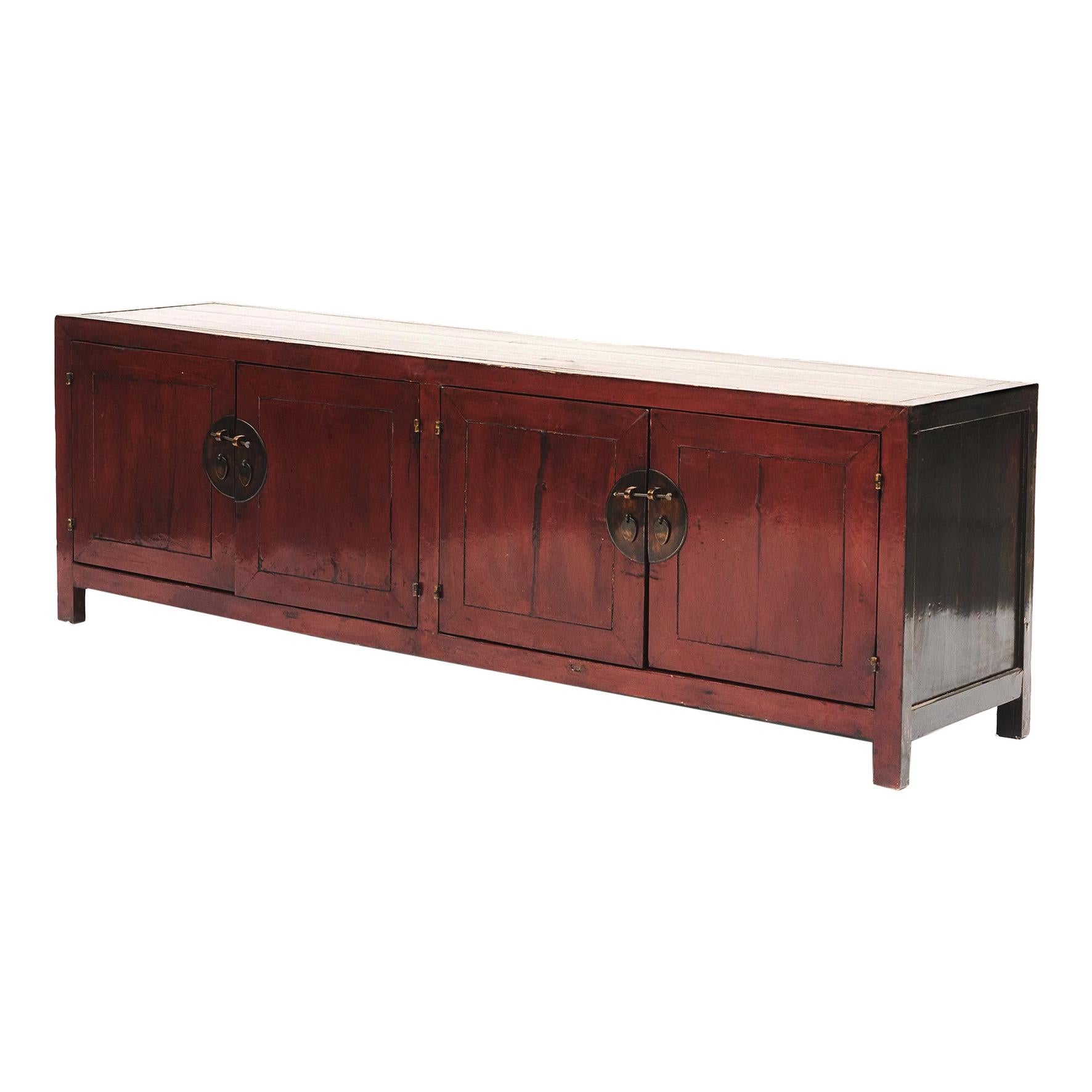 Kang-Cabinet Red Lacquer at 1stDibs