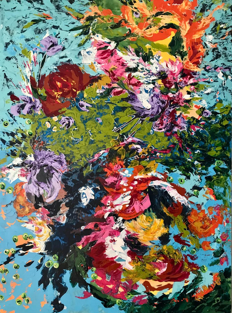 Kanwal Zafar - A day at the garden For Sale at 1stDibs