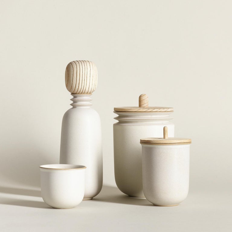 Kaolin, Carafe Teacup Set, Slip Cast Ceramic, N/O Service Collection ...