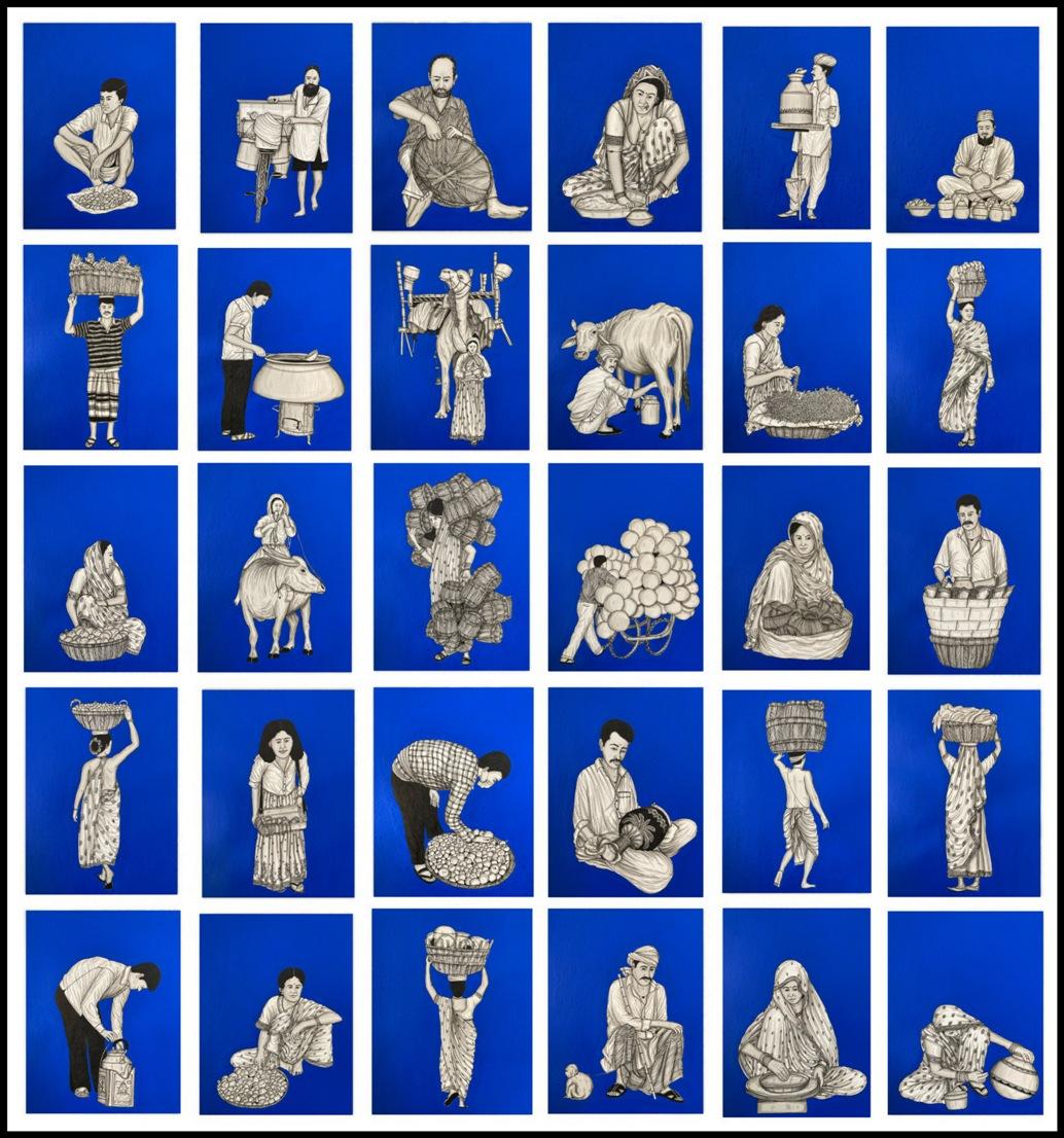 Kapil Anant - Indian Shining, Acrylic, Ink on Canson Paper by ...