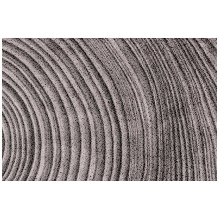 Kara Hand-Tufted Tencel Rug in Gray and Black For Sale at 1stDibs