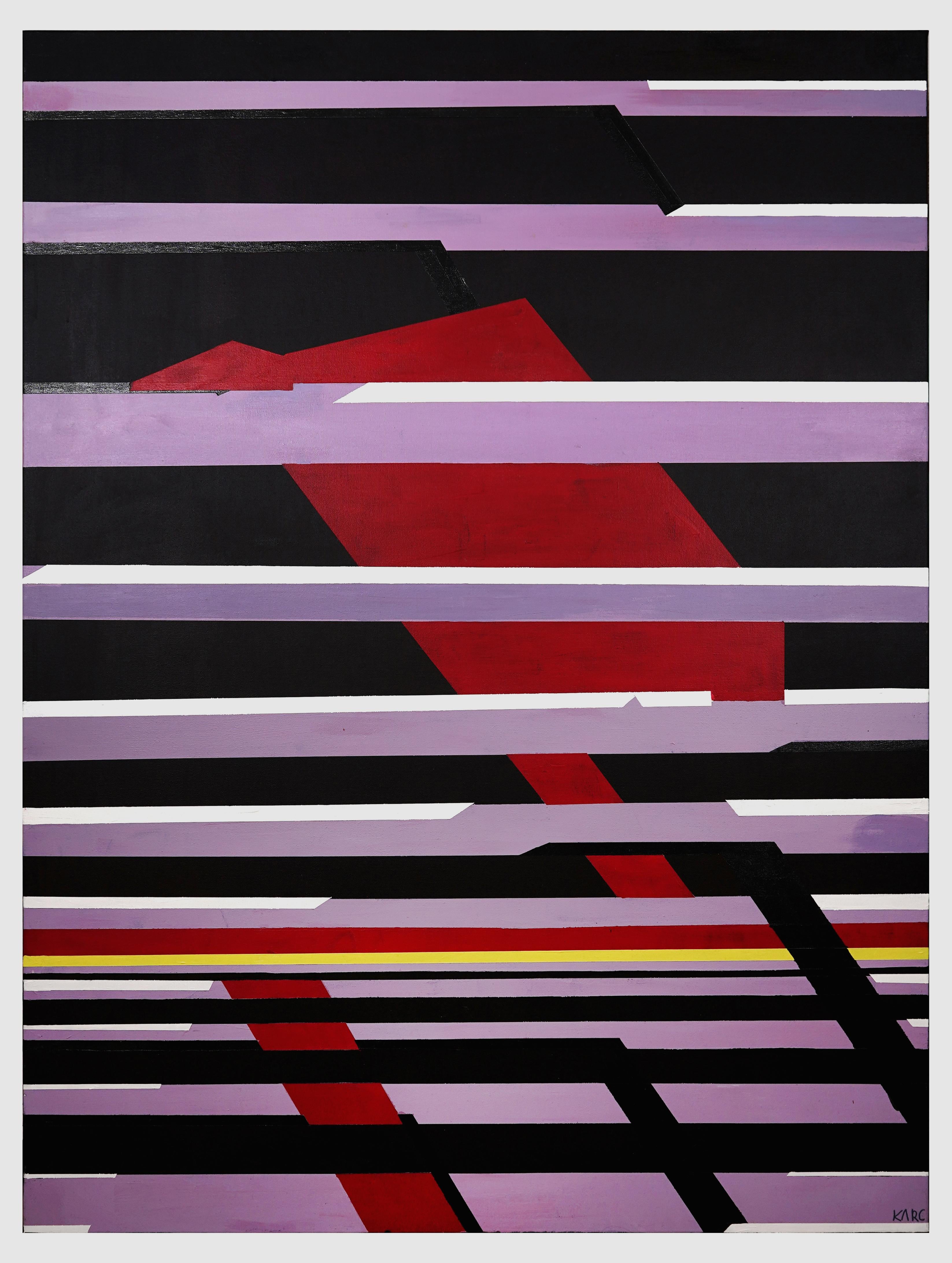 Richard Andres - Pieces Collage, vibrant mid-century abstract ...