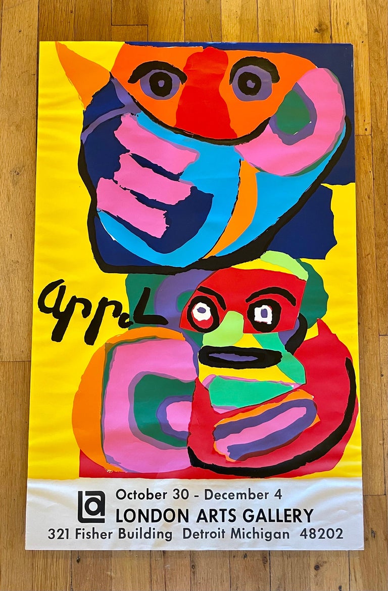 Karel Appel Litho Exhibition Unframed Poster London Arts Gallery For ...
