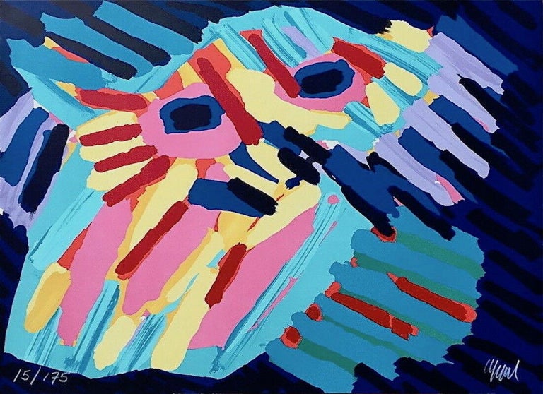 Karel Appel - Big Head Coming Down, Karel Appel For Sale at 1stDibs