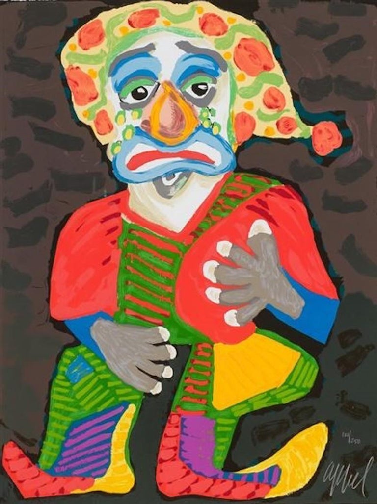 Karel Appel - Pagliacci, Karel Appel For Sale at 1stDibs