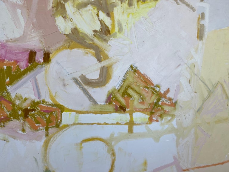 Karen Blair - Garden, Early Spring by Karen Blair, Large Colorful ...