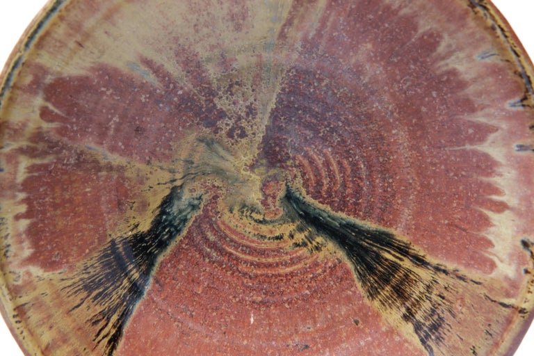 Karen Karnes Mid-Century Modern Stoneware Art Pottery Footed Bowl at ...