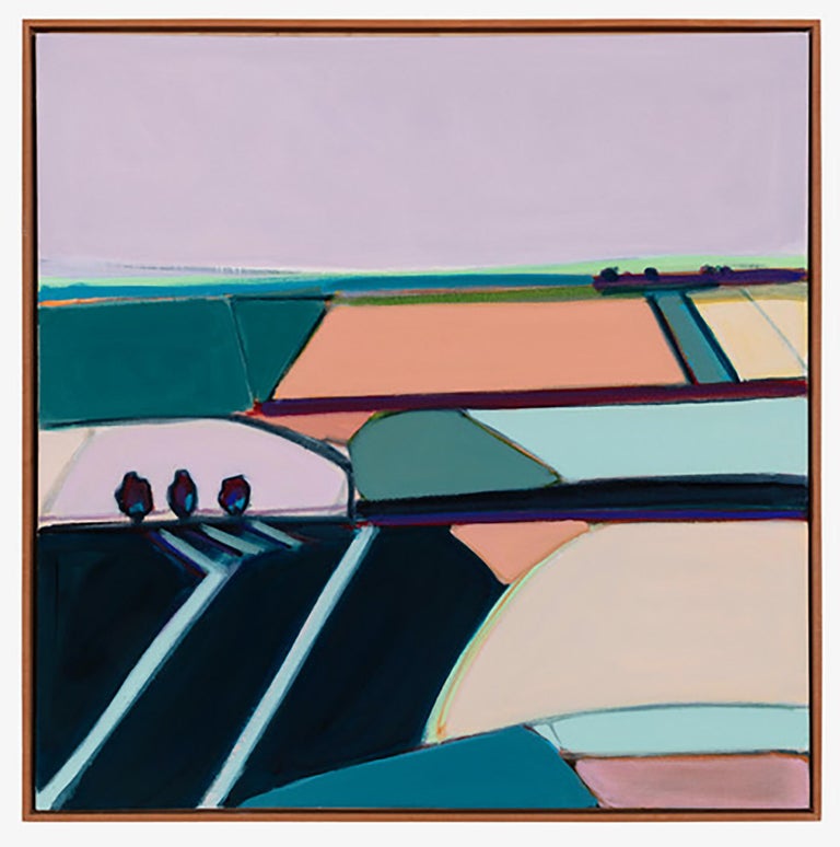 Karen Matheis - "Late Afternoon Fields"- Landscape, prairie, mid ...