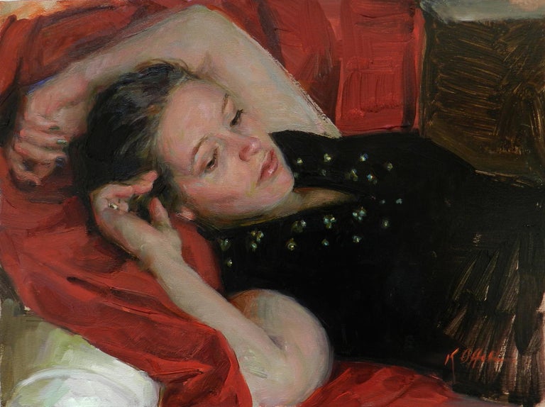 Karen Offutt - Vintage, oil painting , Figurative style, Austin Texas ...