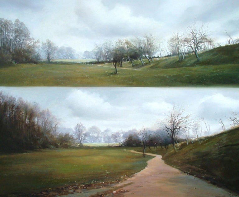 Karen Shahverdyan - AUTUMN BALANCE, Oil on Canvas For Sale at 1stDibs