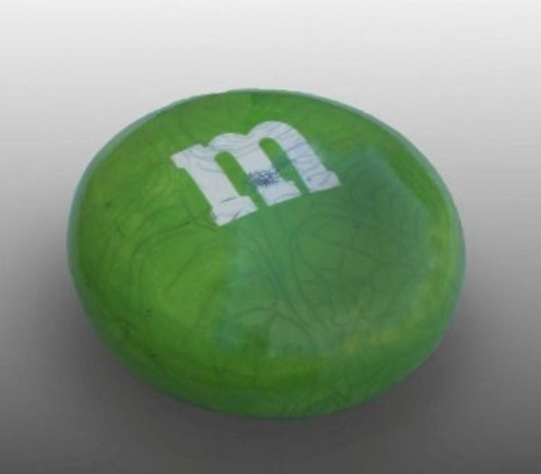 Karen Shapiro - "M&M : Green", Ceramic Sculpture For Sale at 1stdibs