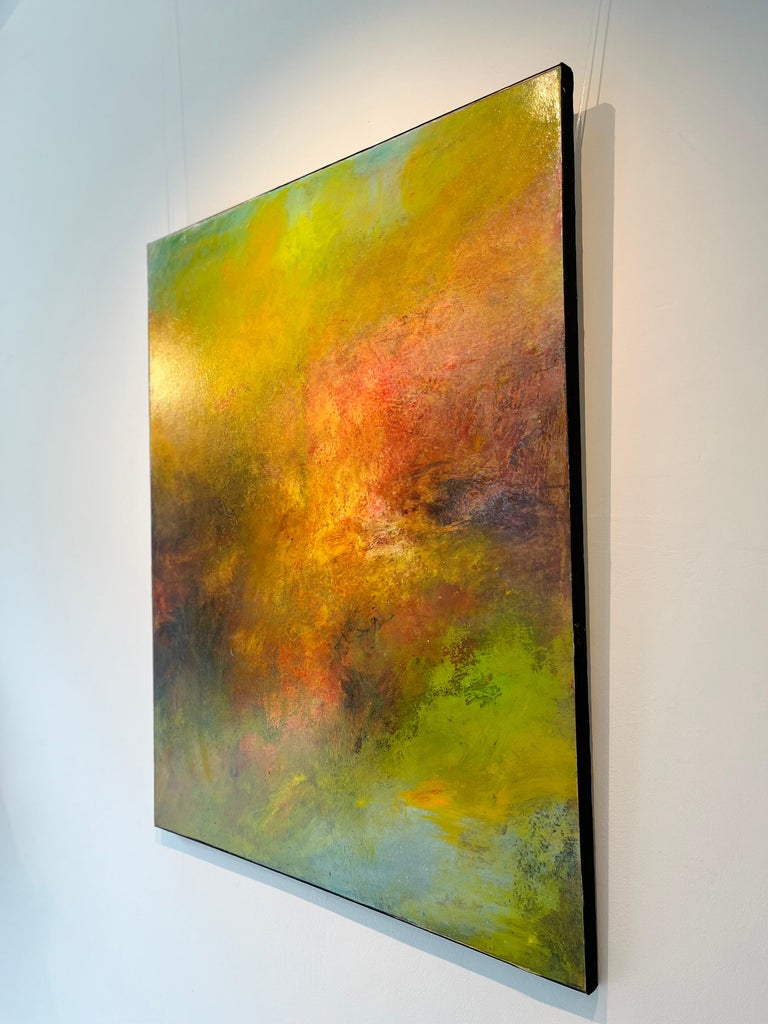 Karen Warren - Untitled I - abstract expressionist skyscape copper ...