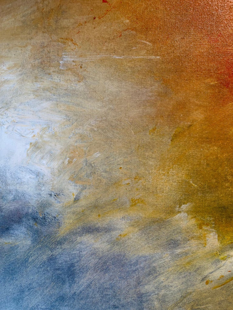 Karen Warren - Untitled VIII - abstract expressionist skyscape copper ...