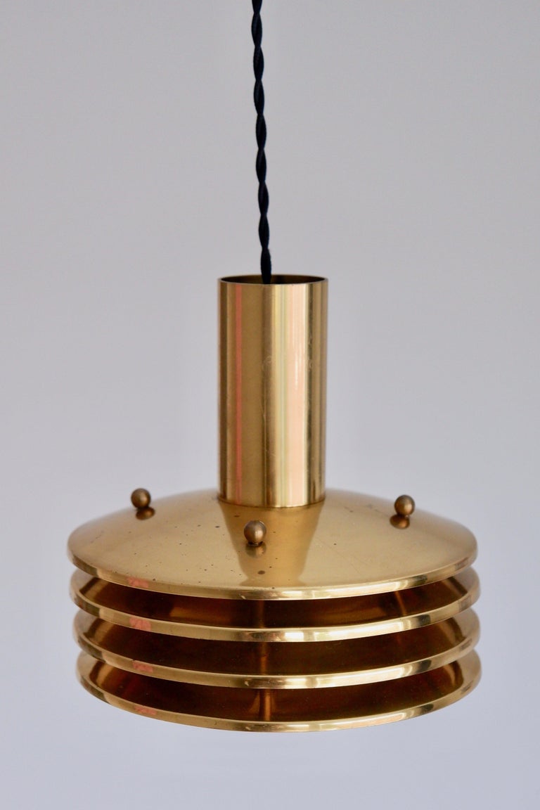 Kari Ruokonen Ceiling Light, circa 1960, Brass and Glass, Finland For ...