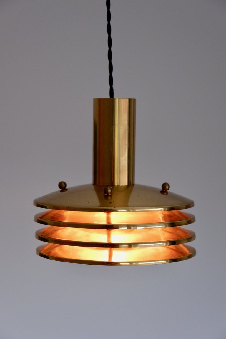 Kari Ruokonen Ceiling Light, circa 1960, Brass and Glass, Finland For ...