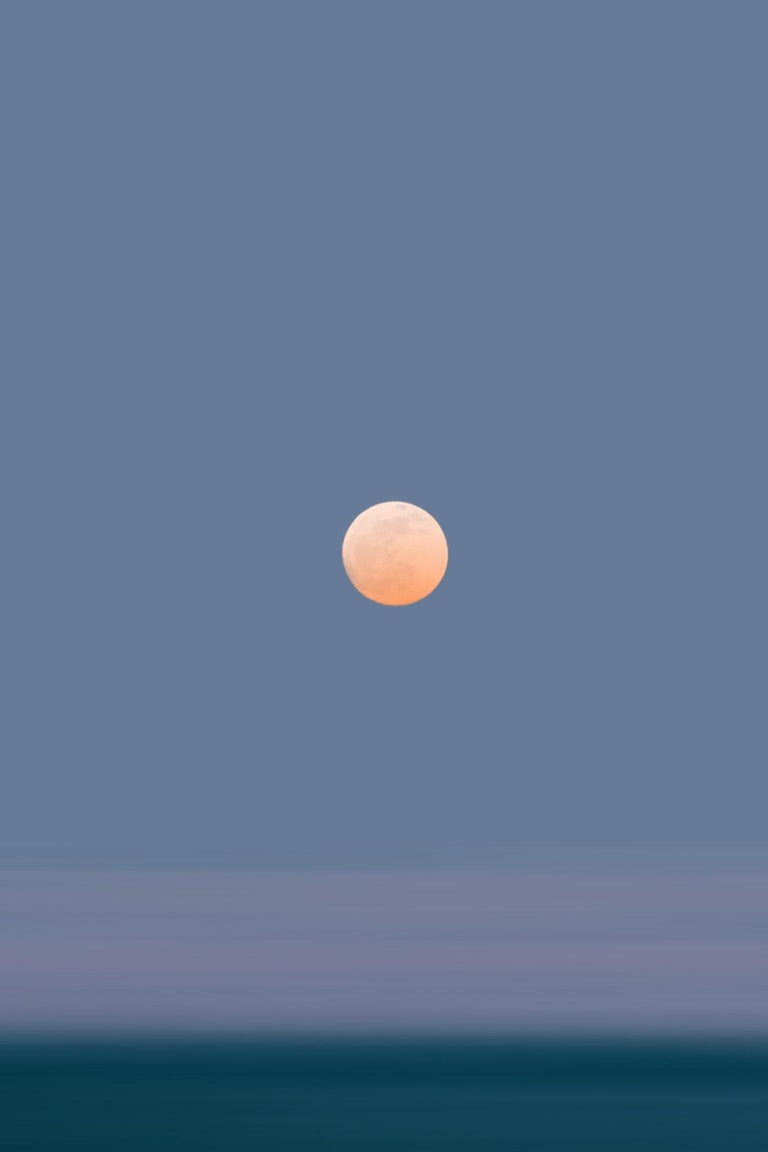 Karim Amr - 'Red Moon Blue Sky' Photography 64" x 44" framed by Karim ...