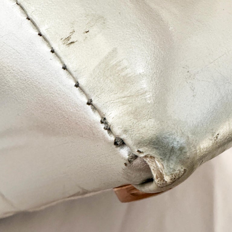 Karim Rashid Silver Vinyl Shroom Stool for IDEE Limited Edition Signed ...