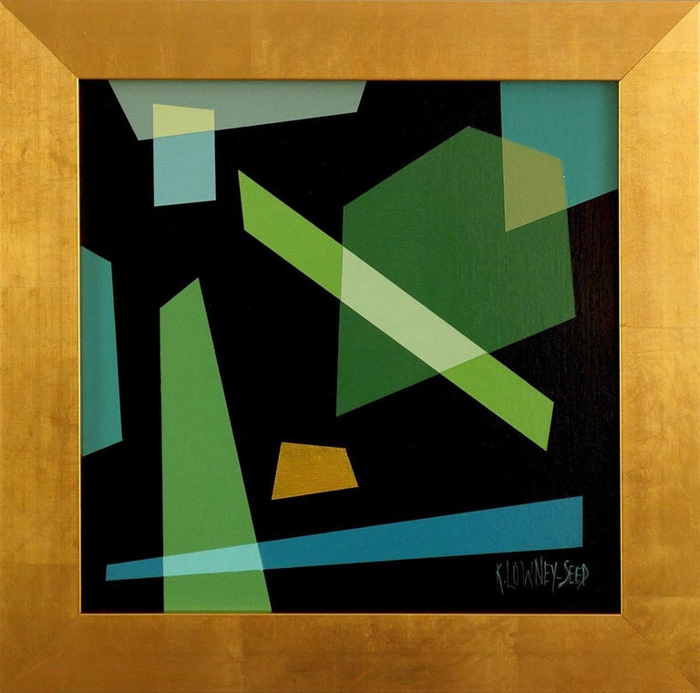 Karin Lowney-Seed - Deconstructed Pond, Painting, Acrylic on Canvas For ...