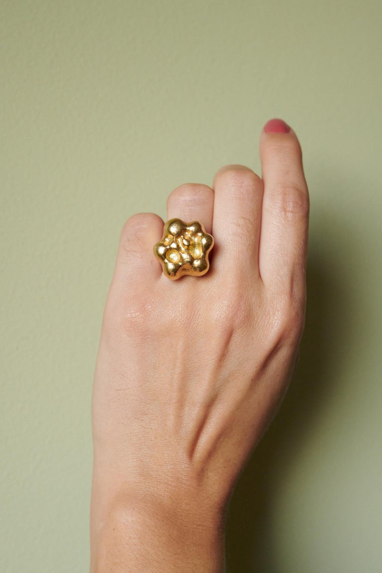 Artist Jewel. Karin Waisman Gold "Magma" Ring, 2016 For Sale at 1stDibs