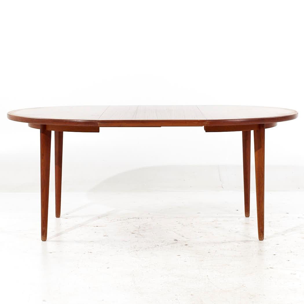 Karl-Erik Ekselius for JOC Vetlanda MCM Swedish Teak Expanding Dining ...