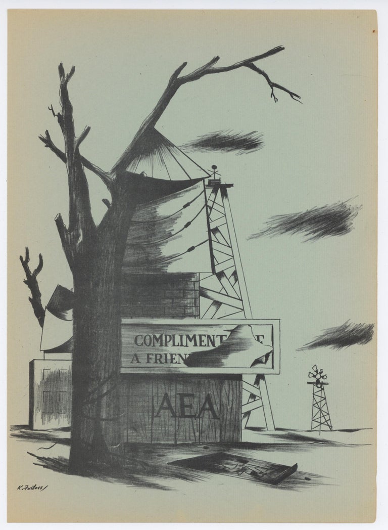 Karl Eugene Fortess - original lithograph For Sale at 1stDibs