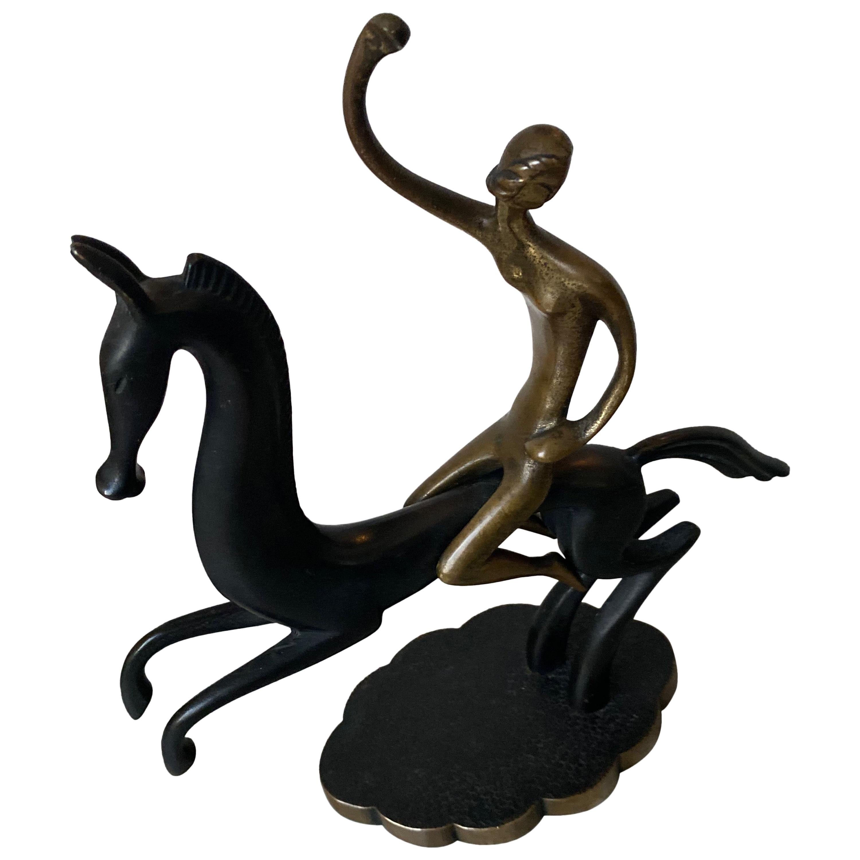 Monumental Art Deco Hagenauer Horse Head For Sale at 1stDibs