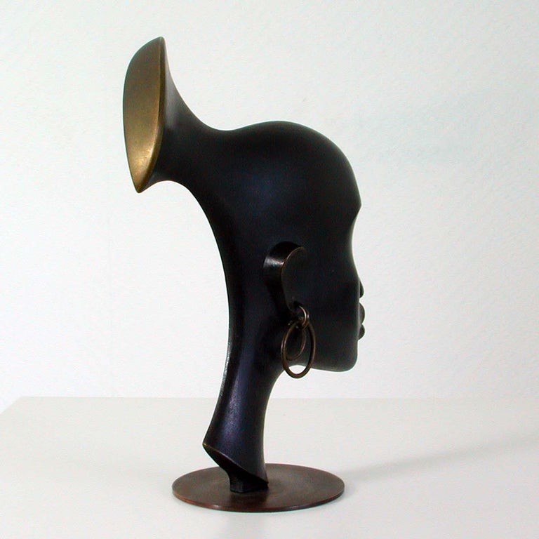 Karl Hagenauer Bronze Sculpture Head of an African Woman, 1930s For ...