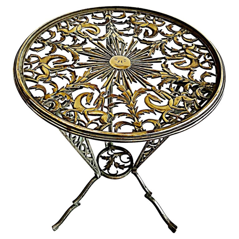 Karl Hagenauer for Rena Rosenthal Art Deco Side Table For Sale at 1stDibs