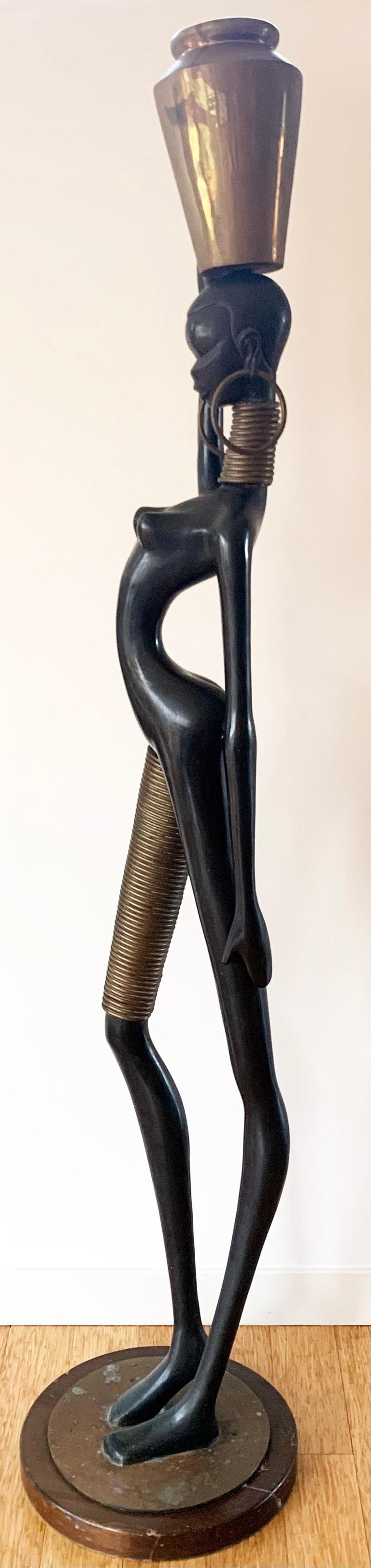 Life size "Giraffe" Female Sculpture, in the style of Karl Hagenauer ...