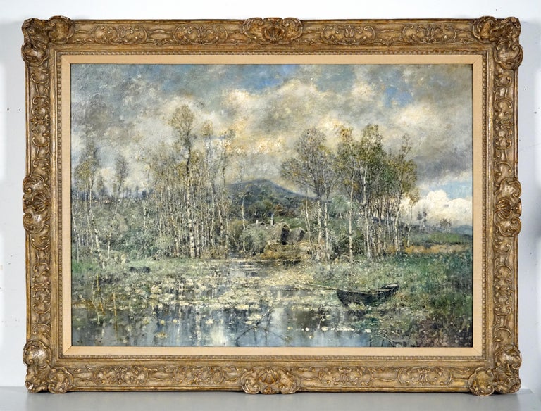 Karl Heffner - River Landscape at 1stDibs