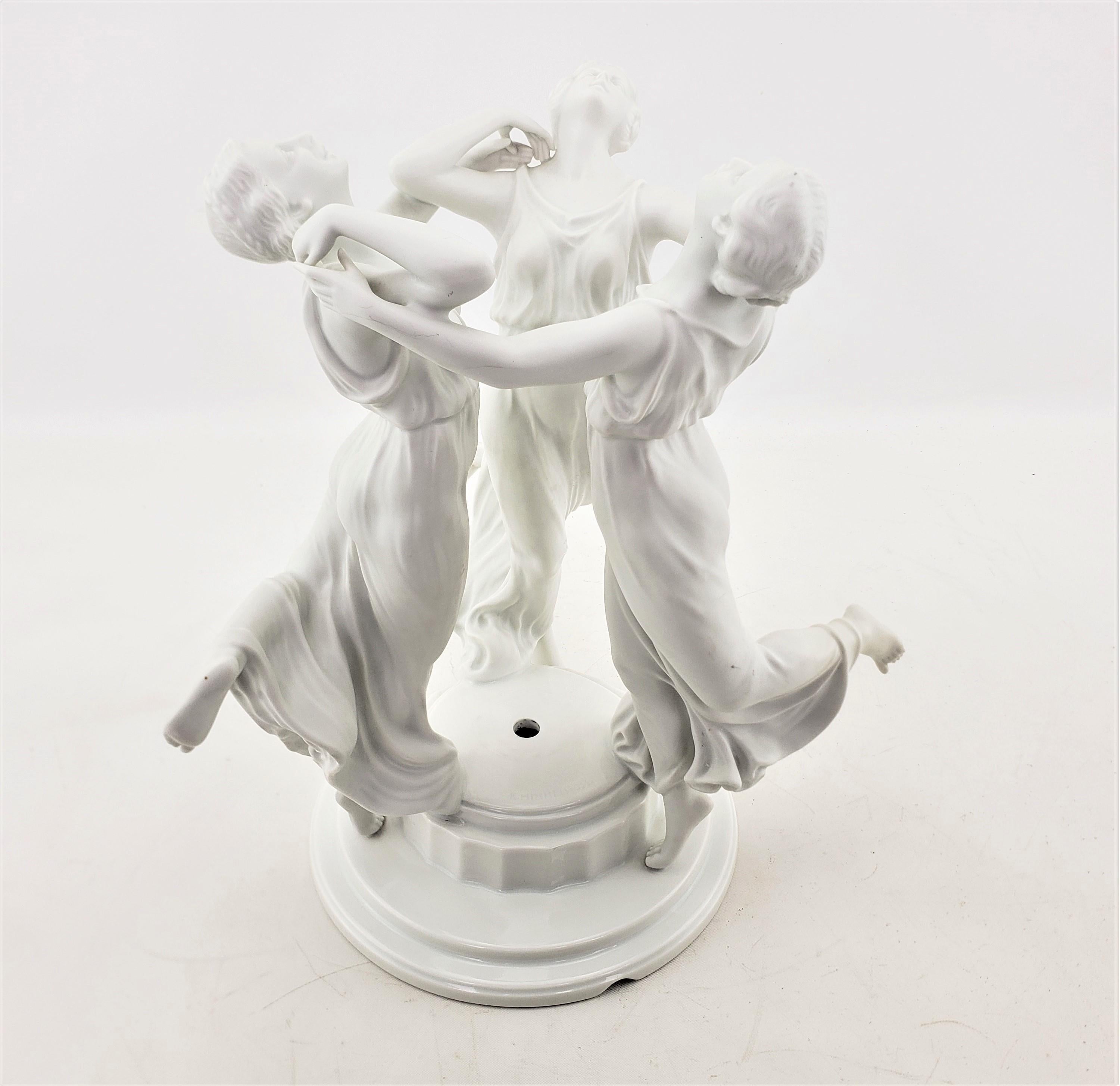 Karl Himmelstoss Antique Rosenthal 'Three Graces' Porcelain Sculptural ...